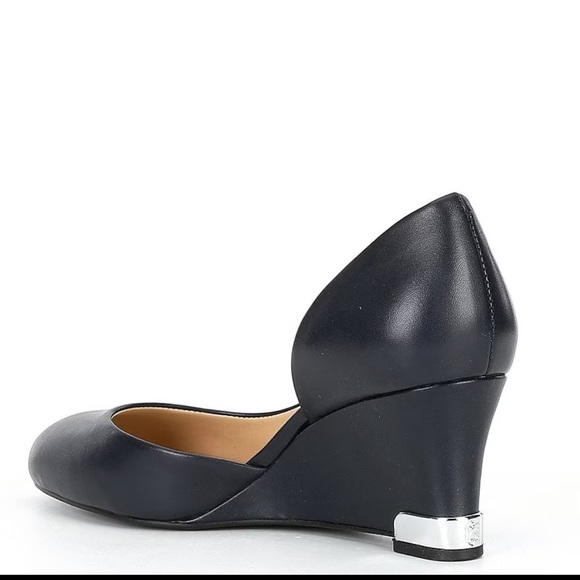 Alex Marie | Shoes | Alex Marie The Laela Leather Wedge Pumps Leather ...